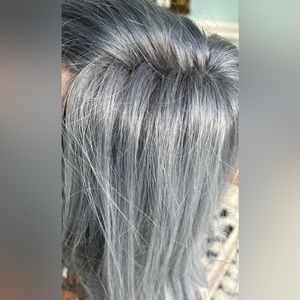 Heather Dye | Hair | Nwtgorgeous Long Gray Lace Front Wig | Poshmark